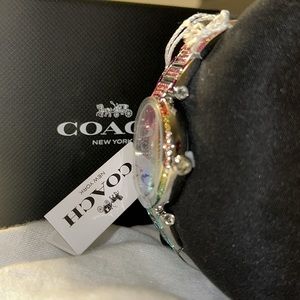 Coach | Accessories | Coach Cary Multicolored Crystal Watch | Poshmark